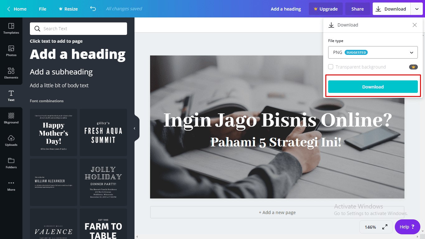 Tutorial Desain Simpel Menggunakan Aplikasi Canva Untuk Pemula
