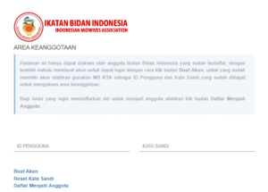 Cara Daftar Akun dan Cek KTA IBI Secara Online - EPIC99