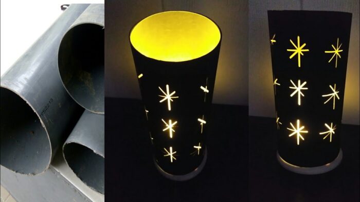 Membuat Kerajinan Lampu Hias Dari Paralon