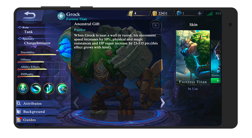 Kelebihan dan Kekurangan Hero Grock Mobile Legends